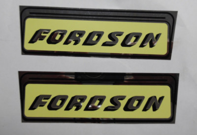 FORDSON NEW PERFORMANCE / SUPER MAJOR / SUPER DEXTA DECAL NAME BADGE ...