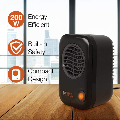 Lasko MyHeat Personal Mini Space Heater for Home with Single Speed, 6 ...