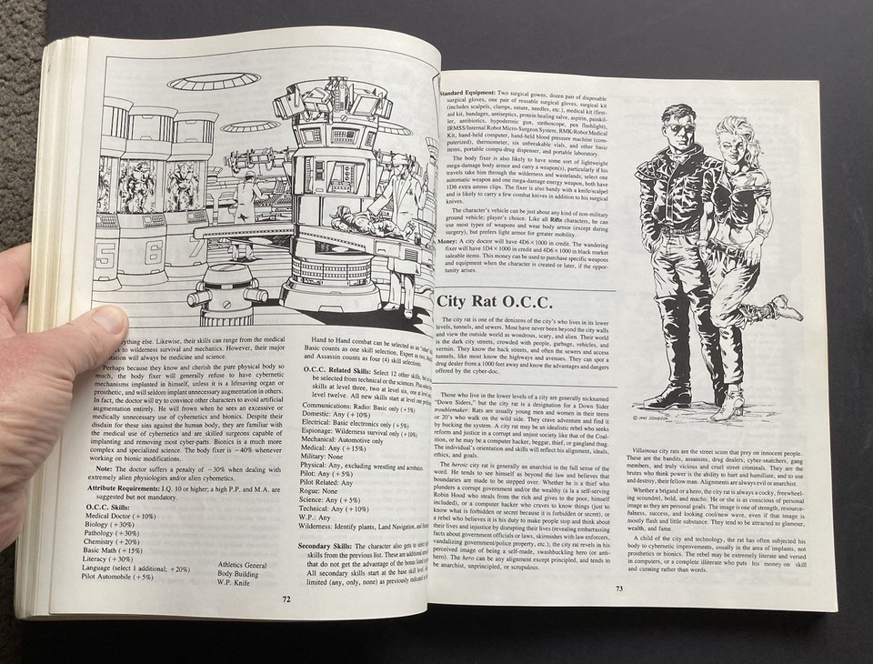 Rifts RPG Main Rulebook Palladium Games Paperback Excellent Condition ...