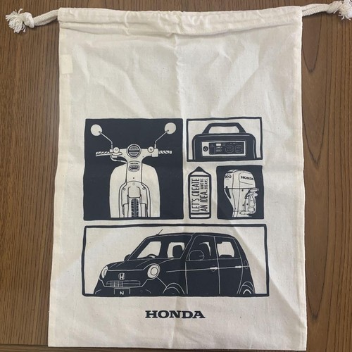 Honda Drawstring H35 Cm W26 Cm White Black Logo Sport Motorcycle ...