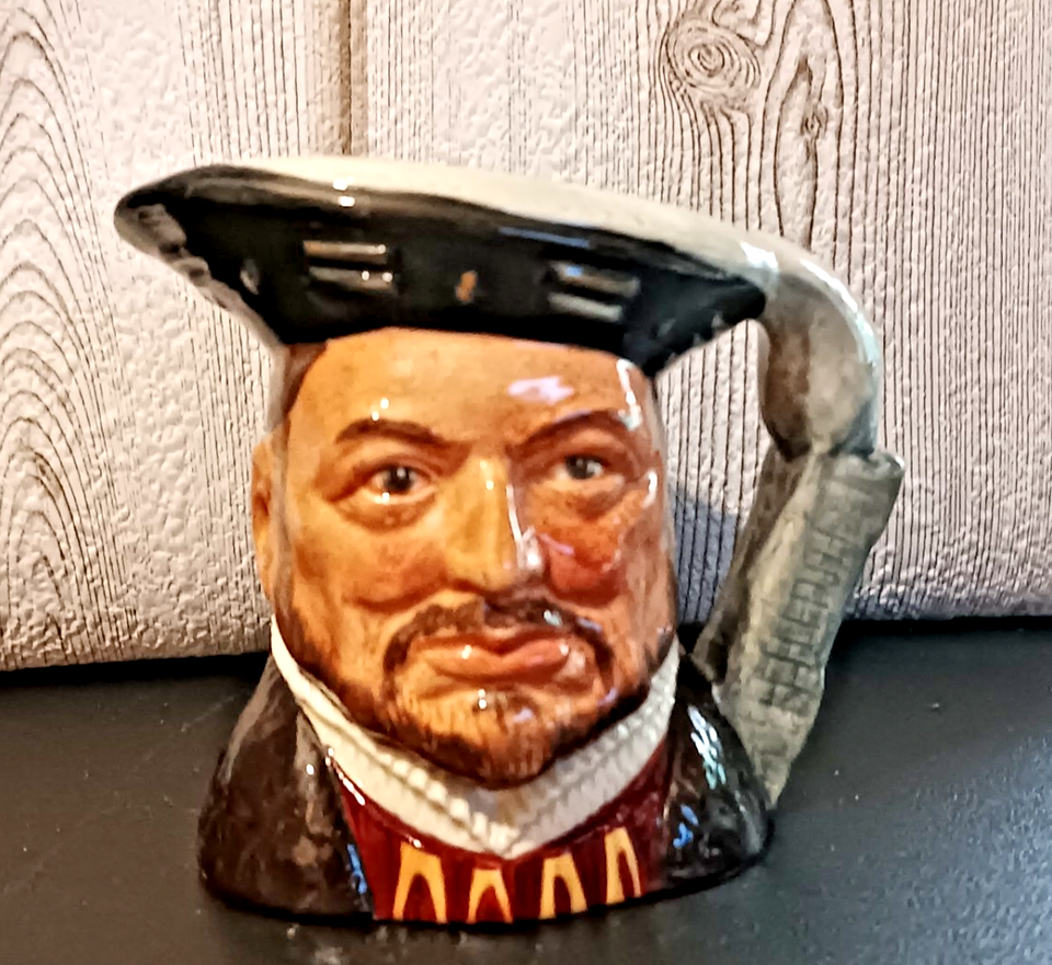 Royal Doulton Toby Character Jug Henry VIII D6647 Rare Signed by ...