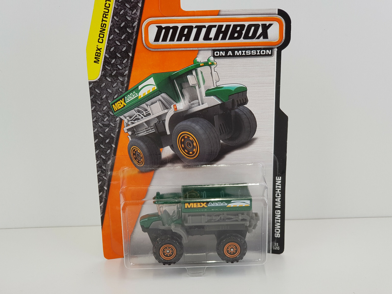 Matchbox Diecast 1/66 Bdv52-0910 Sowing Machine - MBX Construction for ...