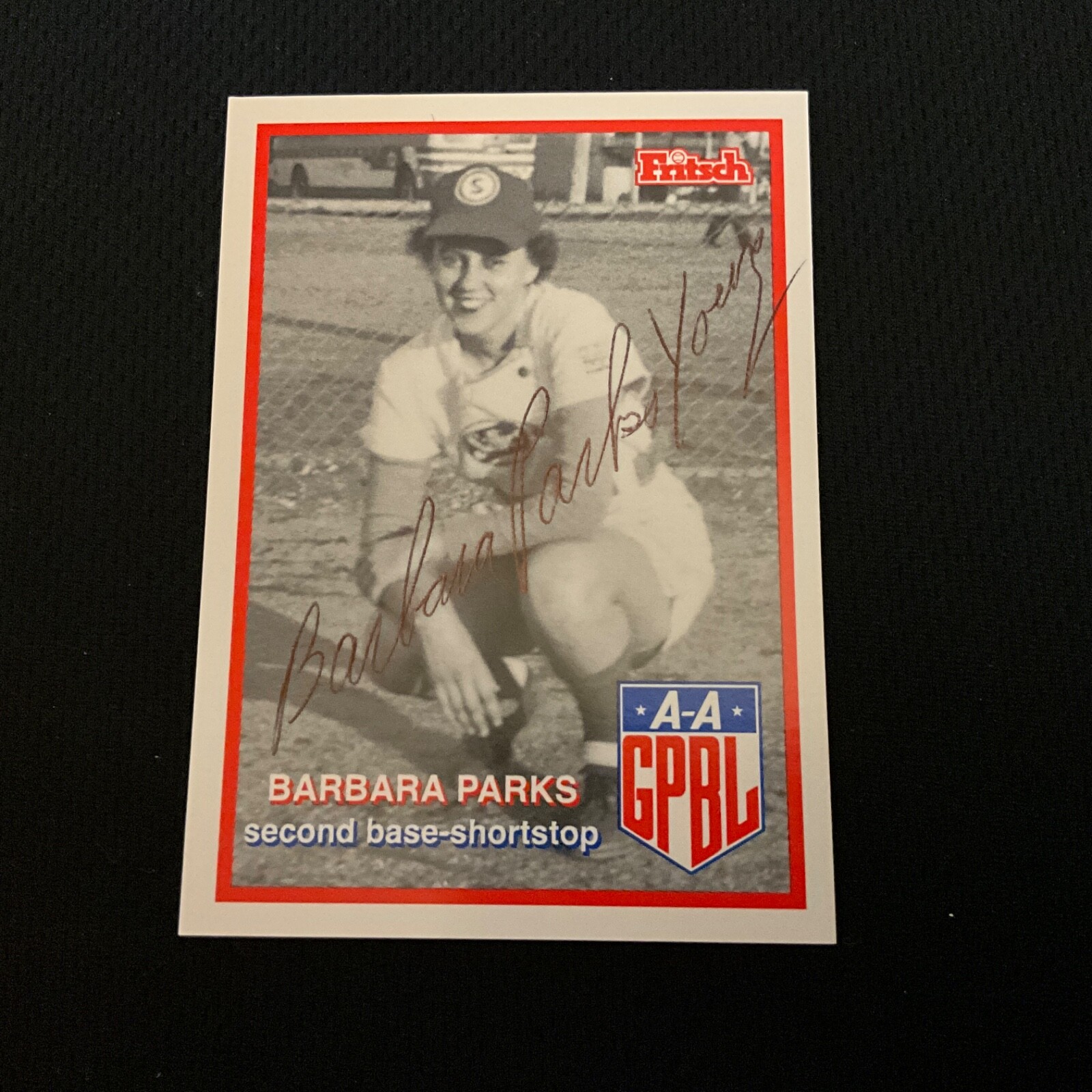 Autographed AAGPBL card of BARBARA PARKS (DEC. 2017 ) | eBay