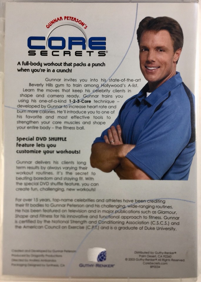 Gunnar Peterson's Core Secrets - Full Body Workout & Core Training 2 ...