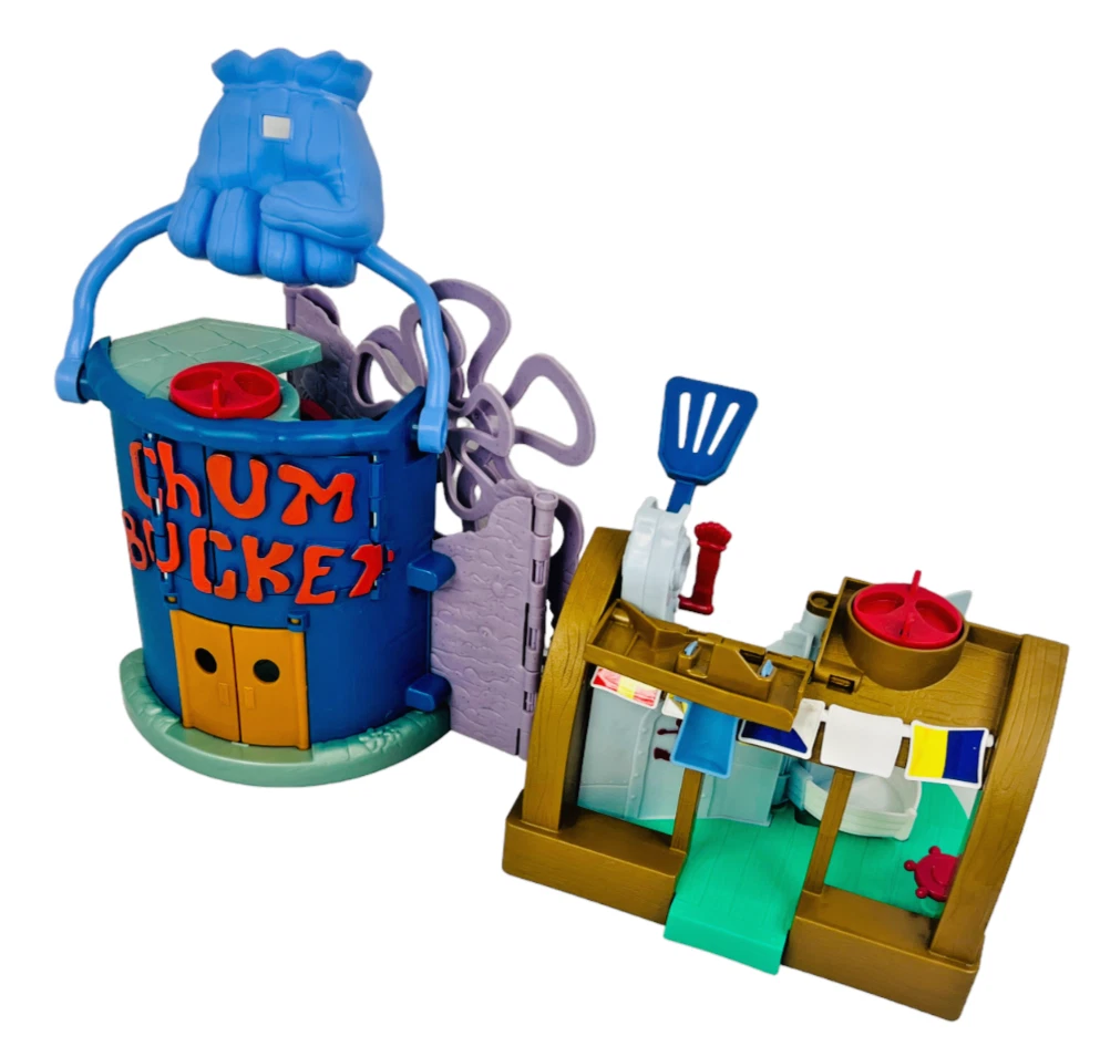 Krusty Krab And Chum Bucket