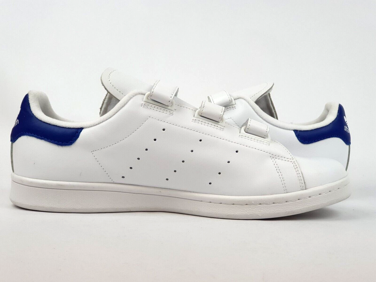 Adidas Originals Stan Smith 'White' Hook and Loop Leather (US12) OG superstar | eBay Australia