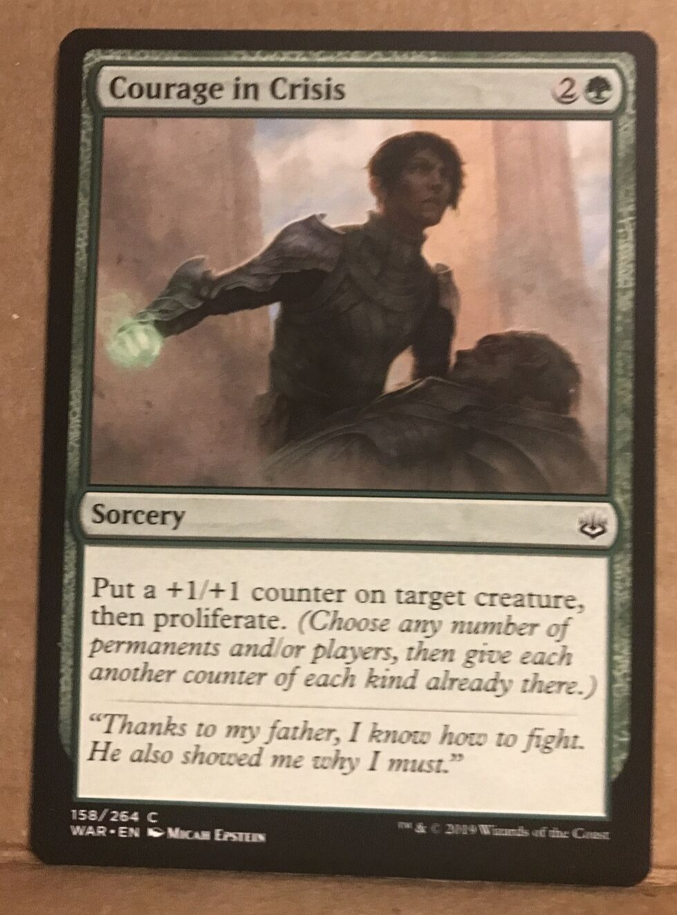 Courage in Crisis MTG War of the Spark 158/264 Regular Common | eBay