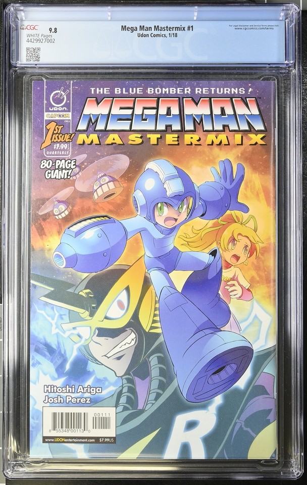 Mega Man Mastermix #1 - Udon Comics 2018 CGC 9.8 Hitoshi Ariga story ...