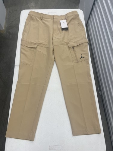 Nike Air Jordan Repel Slim Fit Cargo Golf Pants Mens 36X32 Beige Khaki ...