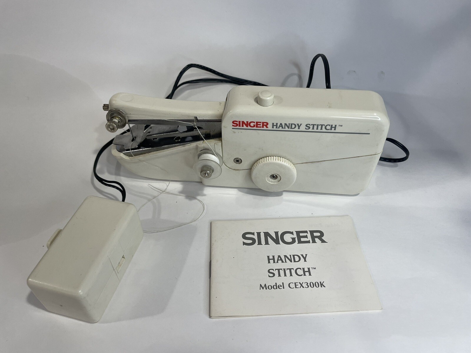 SINGER Handy Stitch Handheld Sewing Machine Model CEX300K In Box ...
