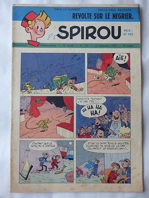 SPIROU n° 753 LA REVOLTE DU BATEAU NEGRIER L'AMISTAD EN 1820 ( DOUDEAU ) TBE | eBay