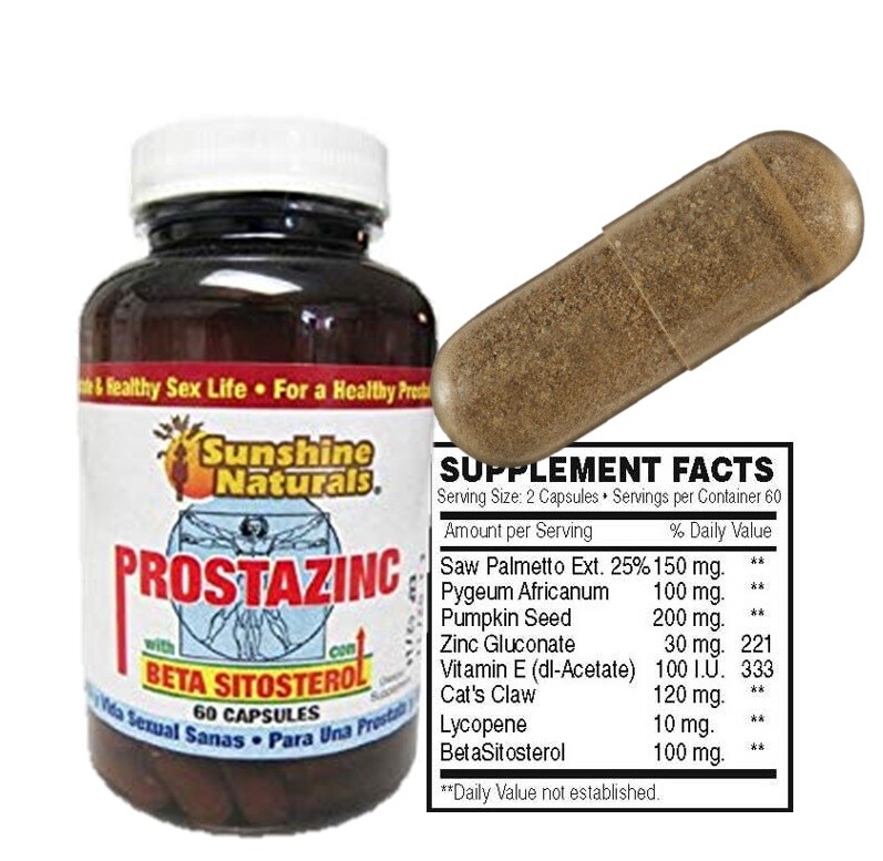 prostazinc Prostate Natural Health Supplement, Prostate Support Healthy ...