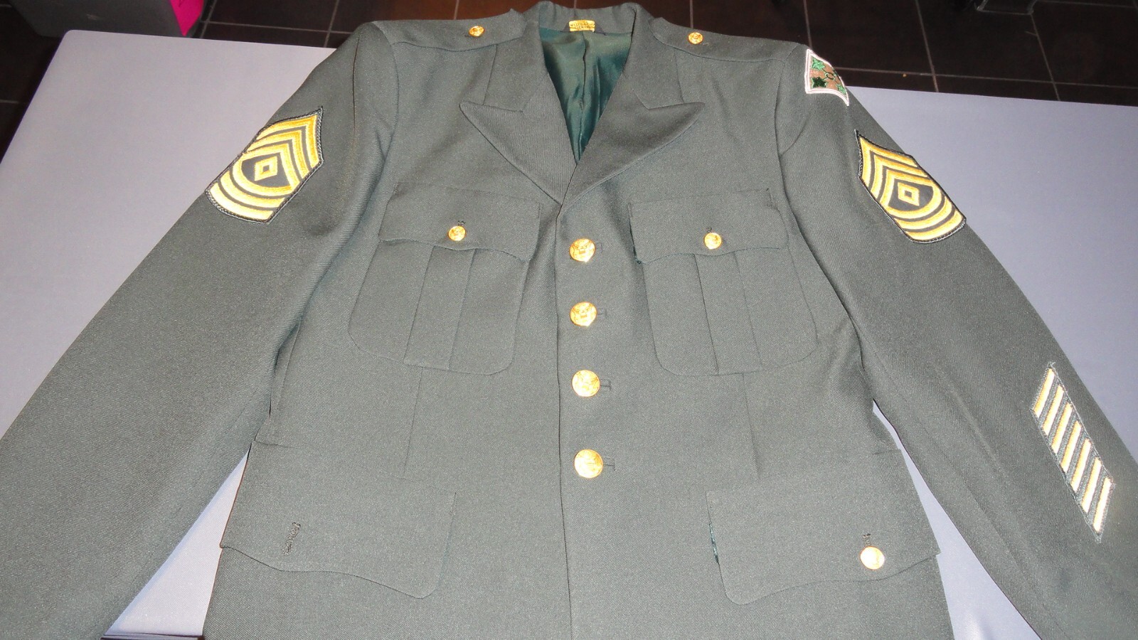USGI SERGE AG-489 CLASS A DRESS GREEN ARMY WOMENS DRESS UNIFORM COAT ...
