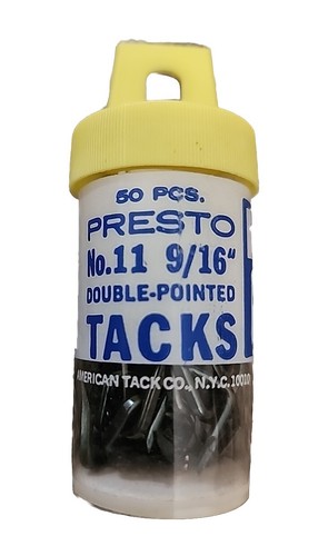 Presto No. 11 9/16" Double-pointed Tacks 50 Pieces New Old Stock | eBay