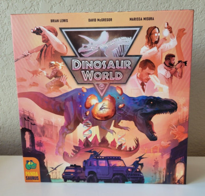 Dinosaur World Board Game Kickstarter + Metal Coins + 3 Expansions ...