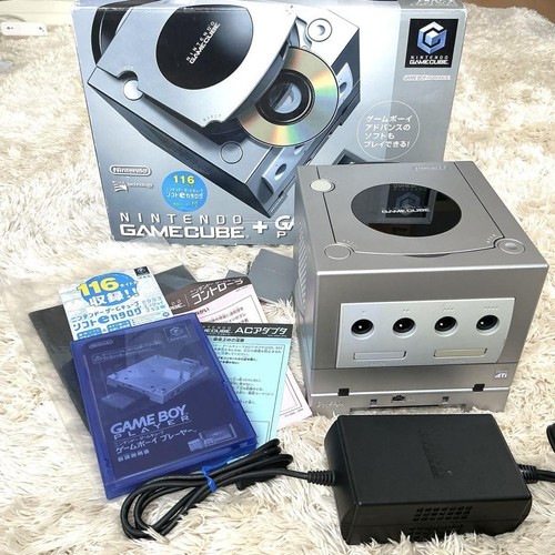 Nintendo GameCube Enjoy Plus With GBA Player Silver Boxed Tested | eBay