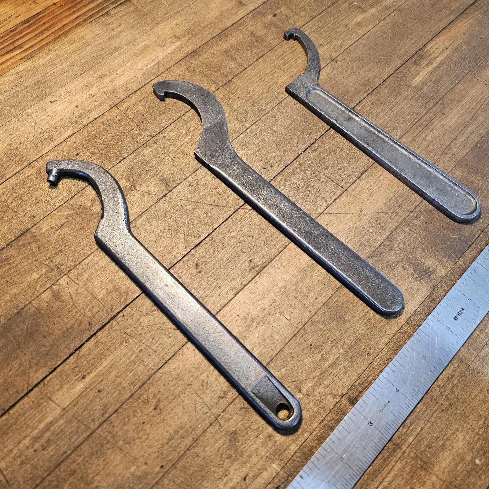 MACHINIST TOOLS "AIGO" LATHE Wrench MILL Machinist Lot of 3 Spanner ...