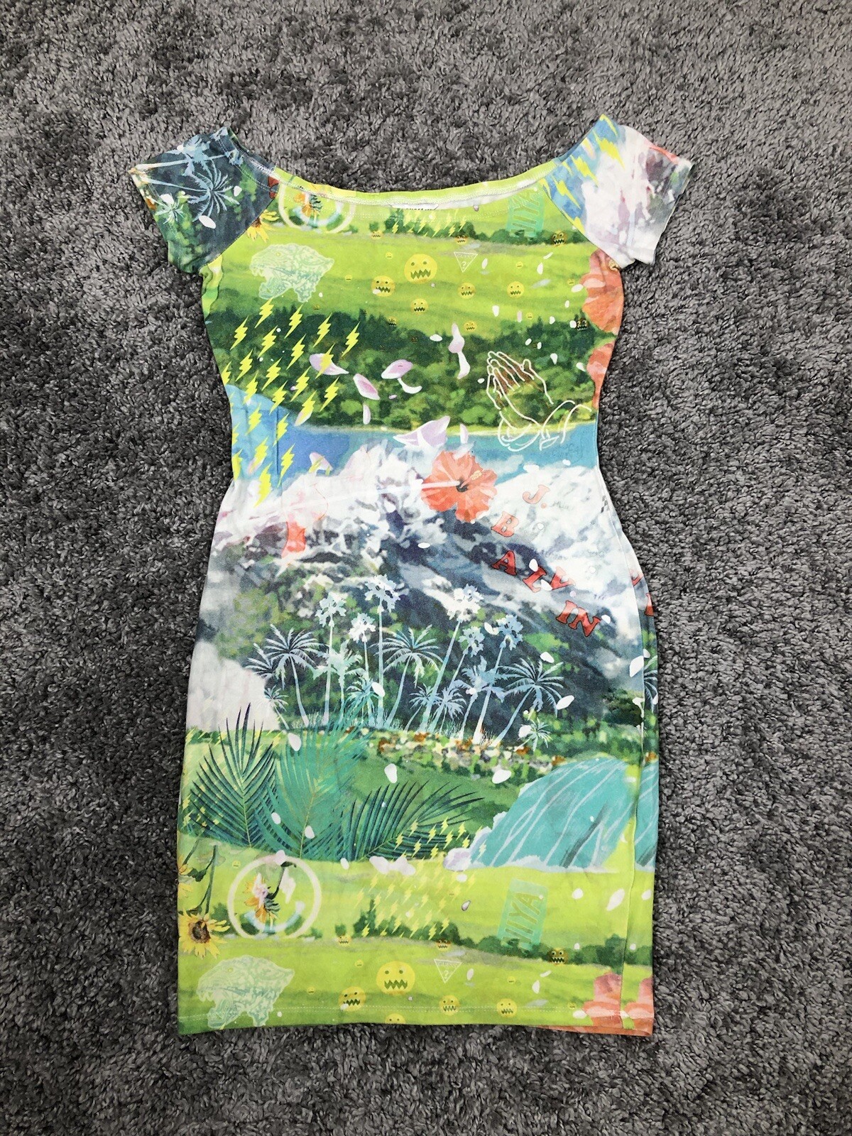 Guess J x Balvin Midi Dress Xs Size Womens Vintage Rare Designer | eBay