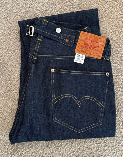 NWOT LVC Levis Vintage Clothing 1933 501XX Cinch Back Selvedge Denim ...