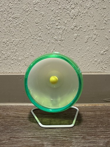 Robot Dwarf Safety First Hamster Wheel Cute 4 Inch Green Exercise ...