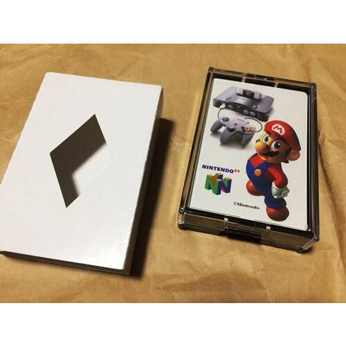 [Brand new, unopened] Mario and Nintendo 64 console playing cards ...