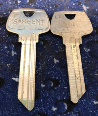 Sargent LN Silver Key, uncut blank NOS ~ Lot of 7 keys | eBay