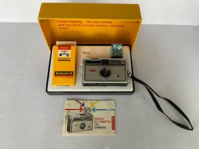 Kodak Instamatic 104/Outfit Camera with Box and Instructions Vintage ...