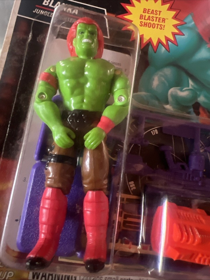 G.I. Joe Street Fighter Blanka 1993 Hasbro Vintage Figure Sealed GEM ...