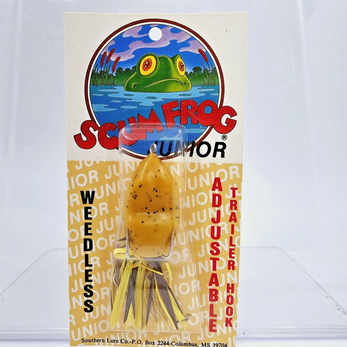 Vtg Southern Lure Scum Frog Junior 5/16oz Weedless Topwater SFJ-405 Pumpkin Seed | eBay