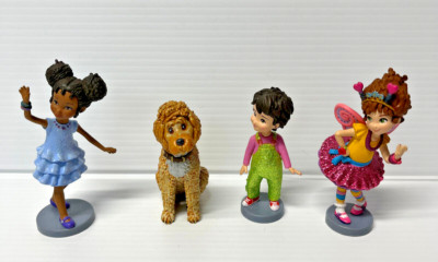Lot of 4 Disney Junior Fancy Nancy, Frenchy Dog, JoJo & Bree 3.5 ...
