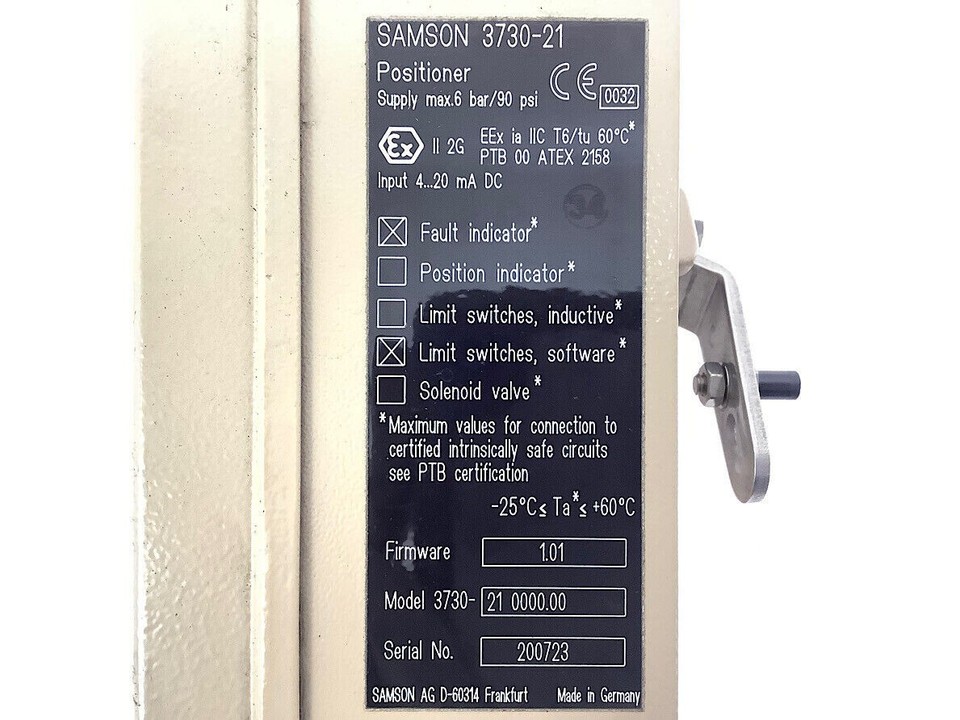 MINT CONDITION SAMSON SAMSON 3730-21 *EXPRESS SHIP AVAILABLE | eBay