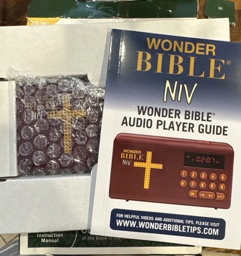 Wonder Bible NIV Talking Audio Book Bible Player New w Instruction | eBay