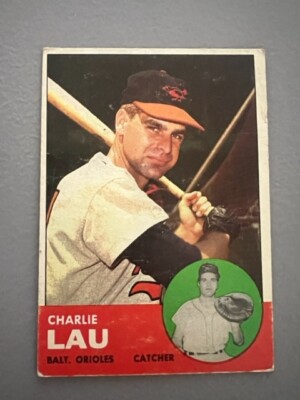 1963 Topps Baseball Charlie Lau ( Baltimore Orioles ) #41 | eBay