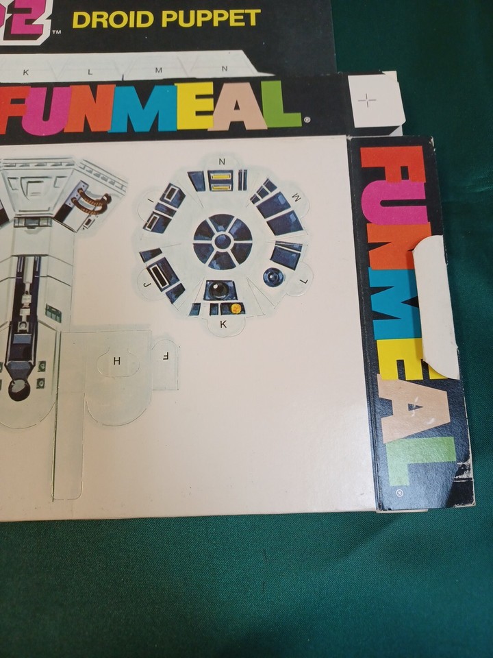 Star Wars Burger Chef 1978 R2-D2 Droid Puppet Fun Meal Box EARLY MERCH ...