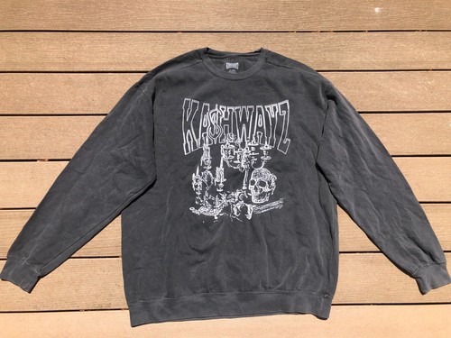 Kashwayz Graphic Crewneck Pullover Sweatshirt Gray 2XL | eBay