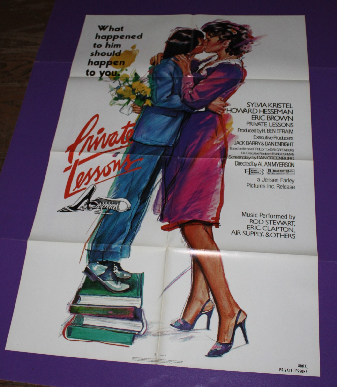 PRIVATE LESSONS MOVIE POSTER ORIGINAL ONE SHEET SYLVIA KRISTEL | eBay