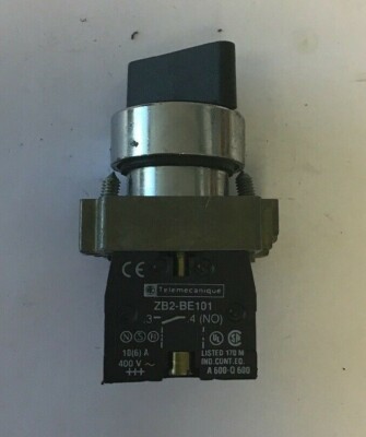 TELEMECANIQUE ZB2-BE101 CONTACT BLOCK 10A 400V W/CONTACT BLOCK ASSY ...
