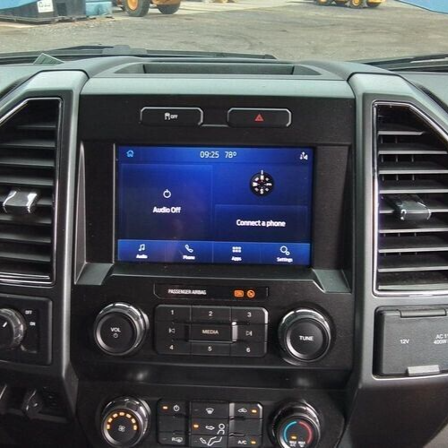 19-22 FORD F250 F350 RADIO MEDIA CLIMATE CONTROL PANEL ONLY W/O SCREEN ...