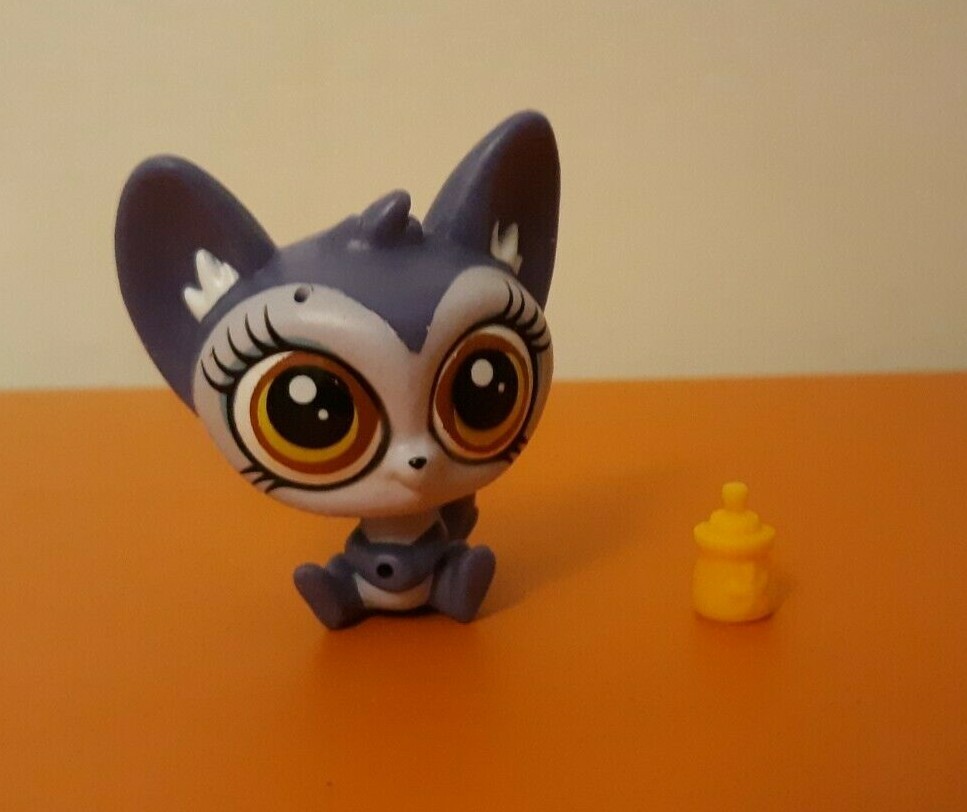 Littlest Pet Shop Purple Loris Bisa Kawaku #3650 Authentic 2014 LPS ...