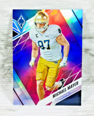2023 PANINI CHRONICLES DRAFT PICKS #13 MICHAEL MAYER PINK HOLO RC ...