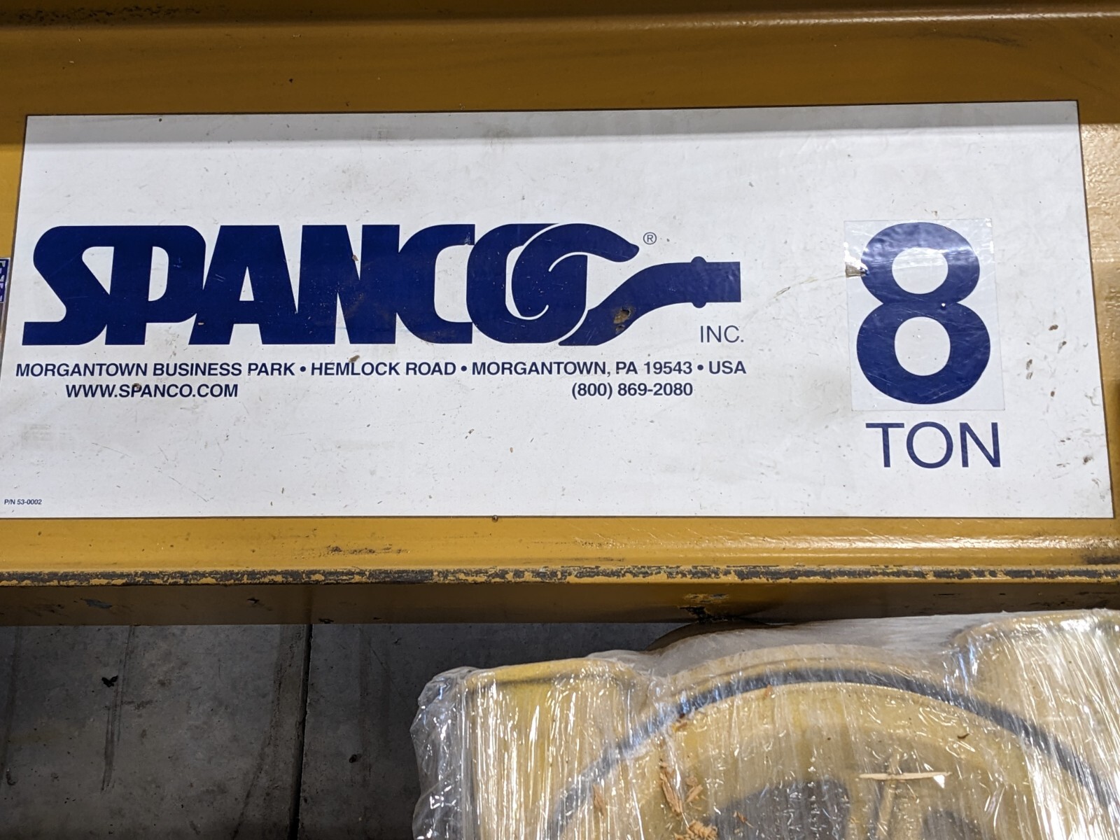 8 TON SPANCO GANTRY CRANE-T SERIES | eBay