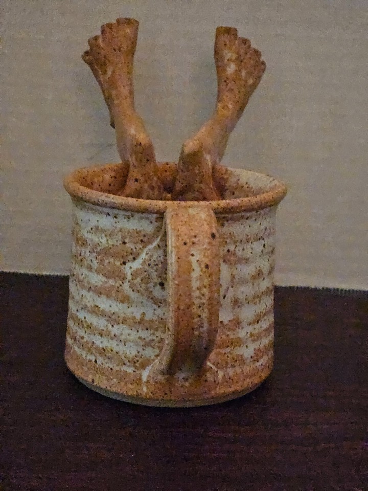 Bledsoe Studio Leg & Feet Mug North Carolina Art Pottery ‘12 oz" | eBay