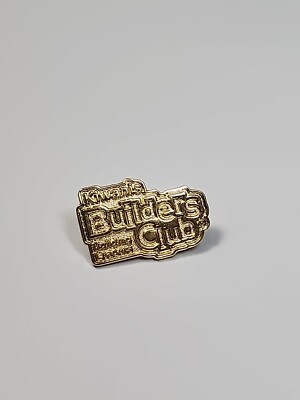 Kiwanis Builders Club Lapel Pin Building Leaders Gold Color | eBay
