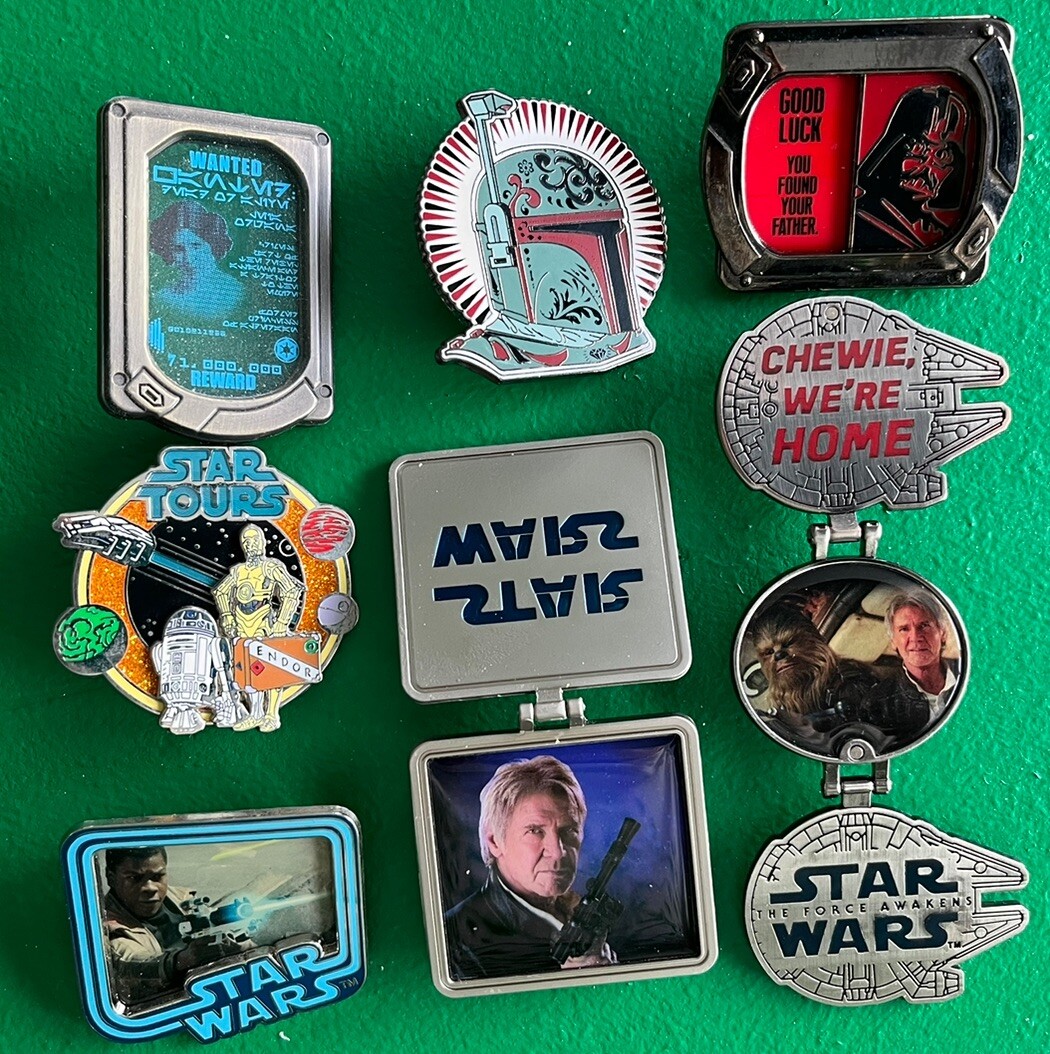 Lot Of 7 Star Wars Disney pins | eBay