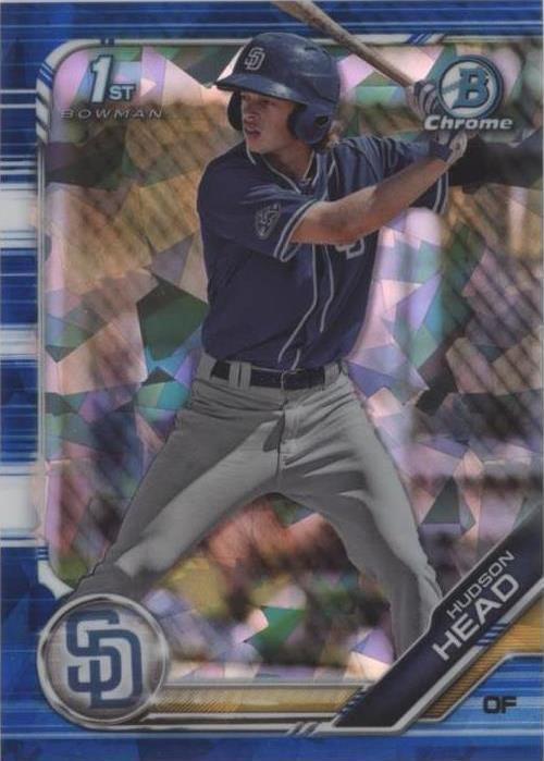 2019 Bowman Chrome Draft Sapphire Edition - Hudson Head #BDC-69 Blue ...