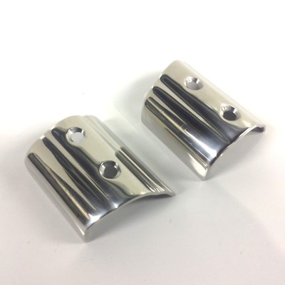 Premier Products Ltd. Stainless Steel Low Profile Rub Rail End Cap Pair ...