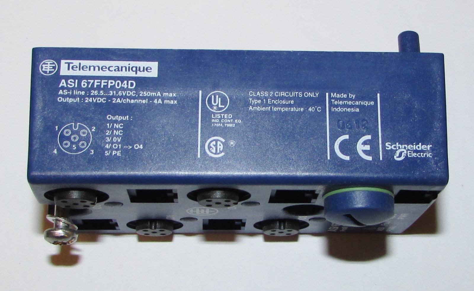 TELEMECANIQUE ASI 67FFP04D IP67 Interface Module M12 Vampire | eBay
