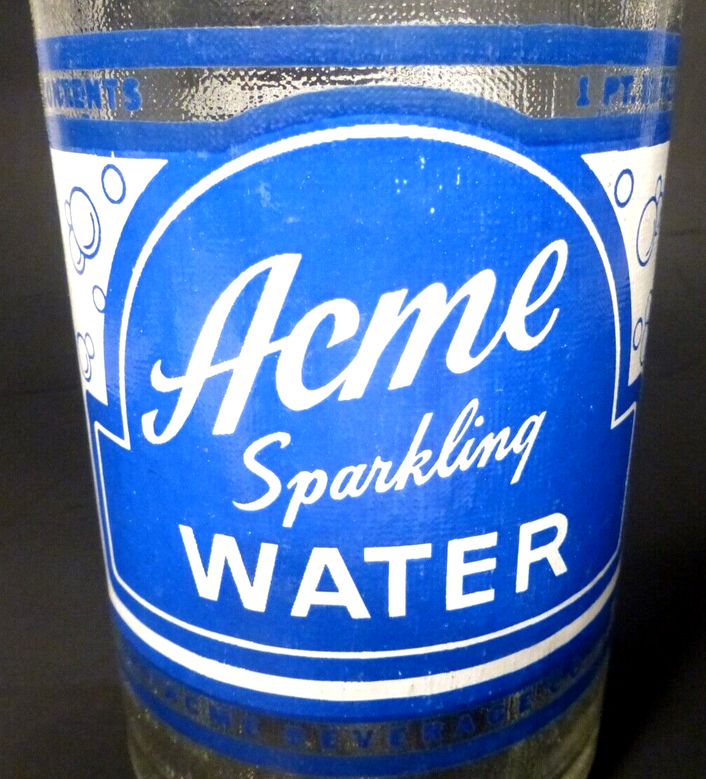 vintage ACL Soda Bottle: ACME SPARKLING WATER of WILKES BARRE, PA - 28 ...