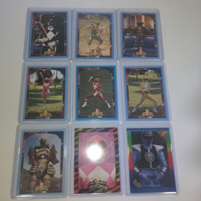 Lot Of 9 Saban 1994, 1995 Power Rangers Collector Cards #ML | eBay