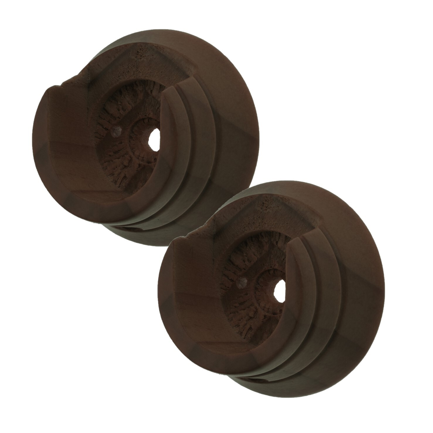 Swish Naturals 28mm Recess Brackets, 1 PAIR of Wood Wooden Brackets to ...